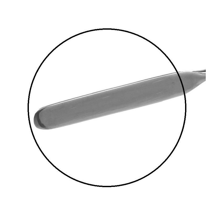 Spatule double courbée inox 6 modèles