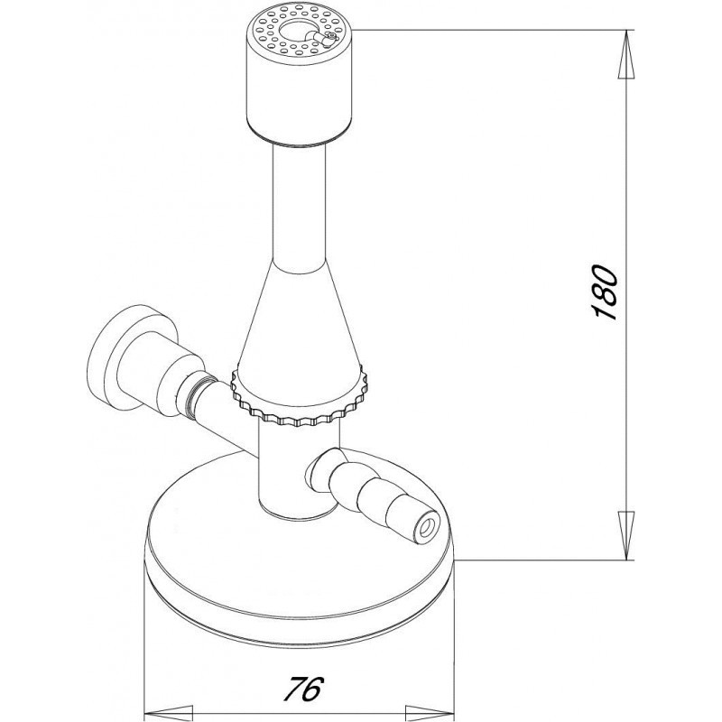 Bec à gaz TECLU gaz naturel ou propane 1300°C Bochem™